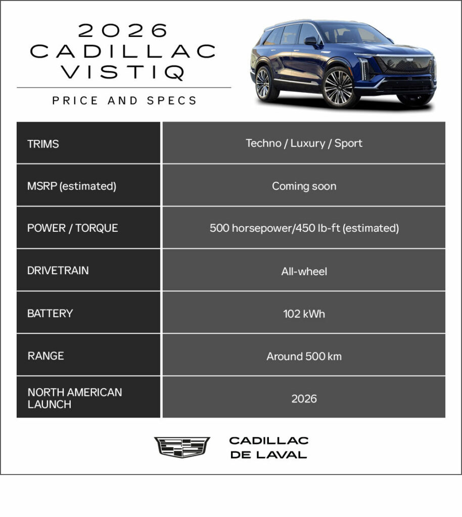 New 2026 Cadillac Vistiq Price - New 2026 Cadillac